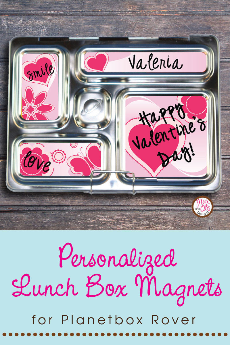 PlanetBox Rover Personalized Magnets - Valentine's Day (Pink) – Max ...