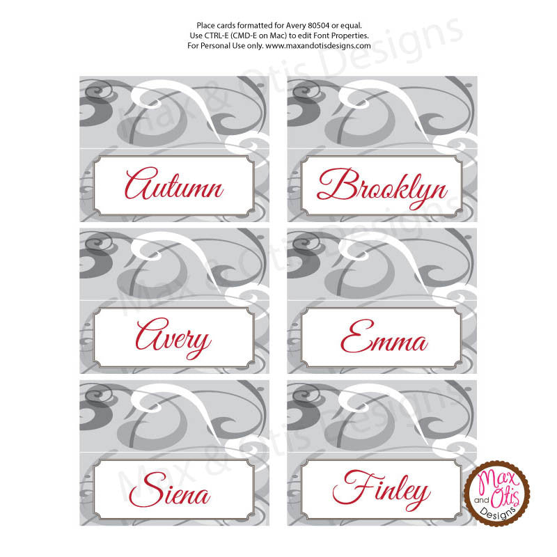 Girl Scout Junior Social Butterfly Place Cards (editable PDF) – Max ...
