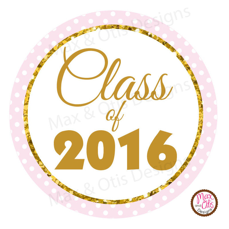 Pink Graduation Logo