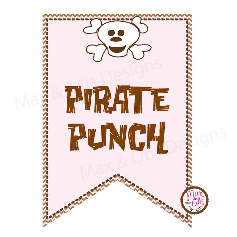 Pirate Alphabet Printable Pirate Alphabet Clipart Set – DIY Party