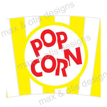 Printable Popcorn Wrappers