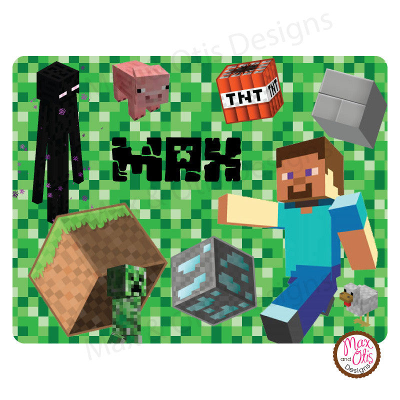 Standard Lunch Box Personalized Magnets - Minecraft – Max & Otis Designs
